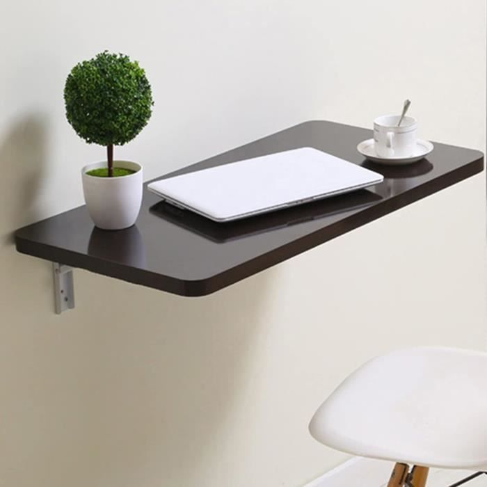 Table Murale Rabattable,Table Pliante Murale,Table Flottante À Manger ...