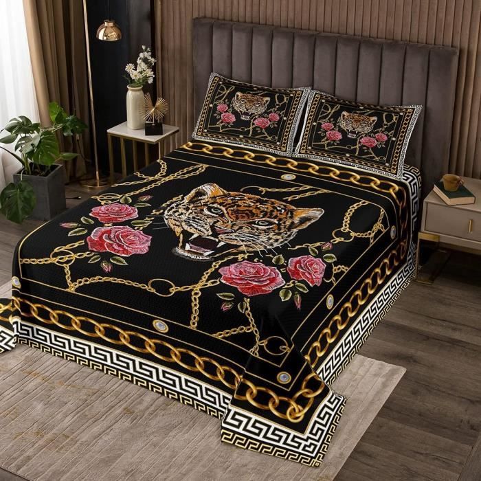 Parure De Lit 3 Pièces Avec Couvre-Lit Matelassé Et 2 Taies D'Oreiller ...