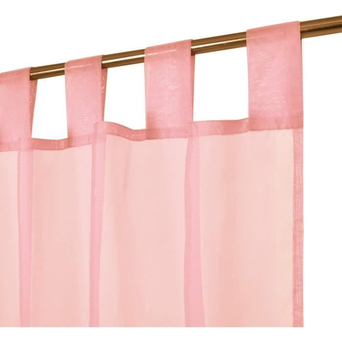 Megachest \U2013 Lot De 2 Rideaux À Passants Lucy En Voile Tissé, Avec ...