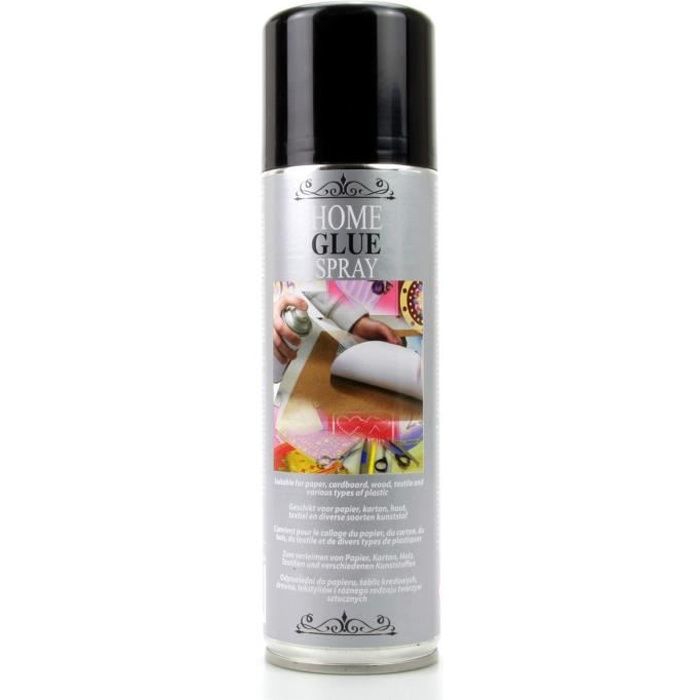 Colle Aérosol En Spray Pour Maquettes Papier Carton Bois Textile 300 ml ...