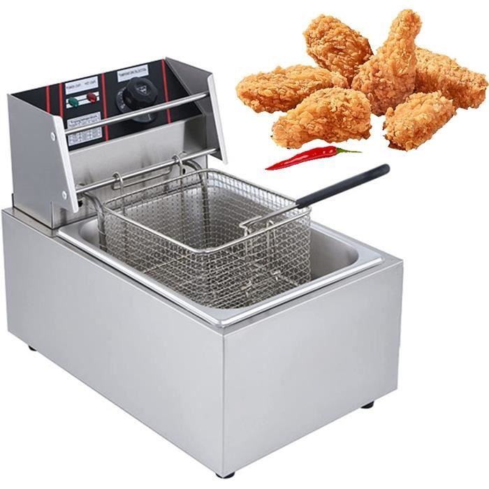 Friteuse électrique Commerciale 2500 W, avec minuterie et contrôle de ...