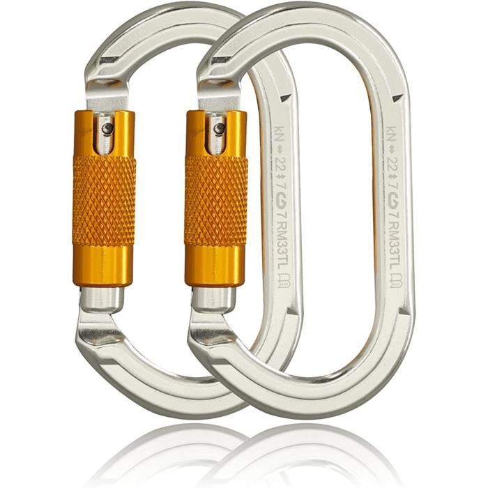 Mousquetons Escalade Clips de à Verrouillage Automatique Aluminium ...