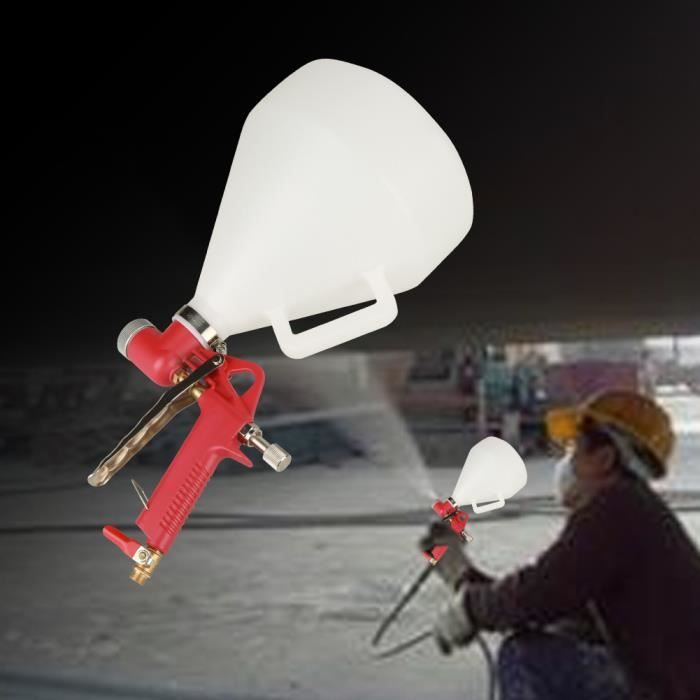 Pistolet à crépir avec godet 6l 3 Buses Pistolet à peinture pneumatique Crépi -RAI - Cdiscount ...