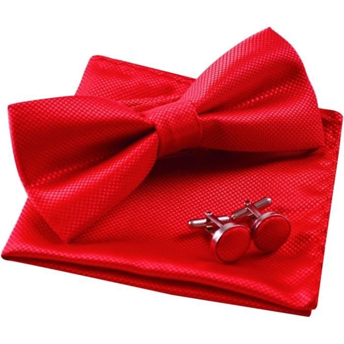 Lot De Mouchoir, Nœud Papillon Et Boutons De Manchette Pour Homme[u4169 ...