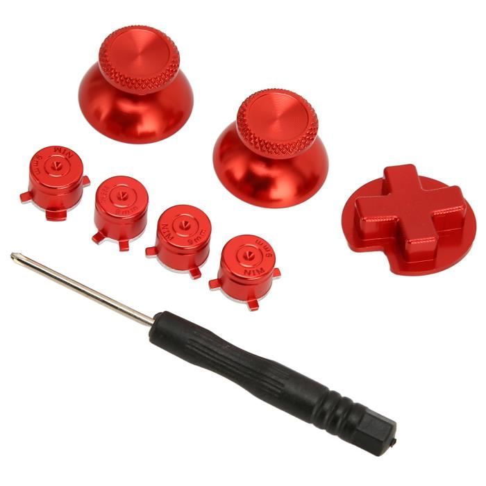 Boutons métalliques - LIU - Switch Pro - Alliage d'aluminium - Rouge ...