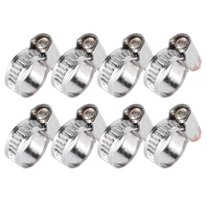 GOTOTOP colliers de serrage 20 pièces collier de serrage en acier ...