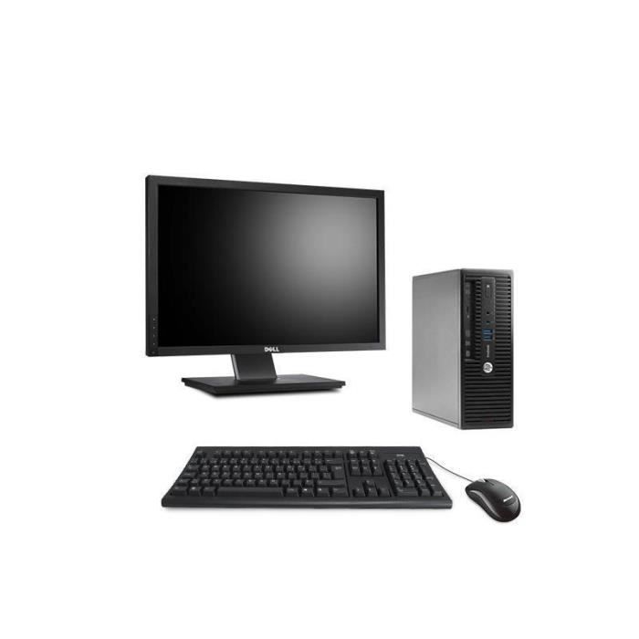 HP PRODESK 400 G3 SFF 23" CORE I3 3,7 GHZ - HDD 500 GO - 4 GO ...