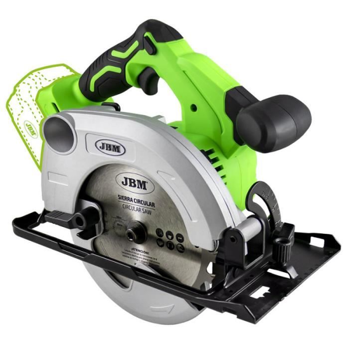 Scie circulaire - JBM - Sans fil - Disque 165 mm - Moteur Brushless ...
