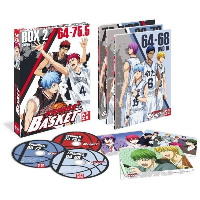 Coffret DVD - Kuroko's Basket - Saison 3 - Partie 2-2 - Japanimation ...