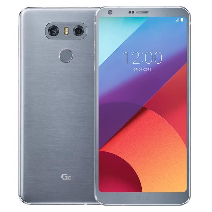 LG G6 G600 - Single SIM - 64GB - 4GB RAM - Argent - Cdiscount Téléphonie