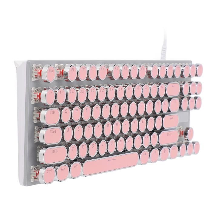 Qiilu clavier mécanique à 87 touches Clavier mécanique à interrupteur ...