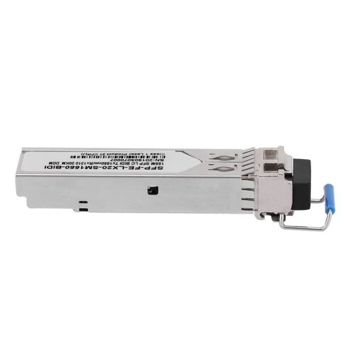 Module optique SFP-FE-LX20-SM1550-BIDI 20KM, émetteur-récepteur ...