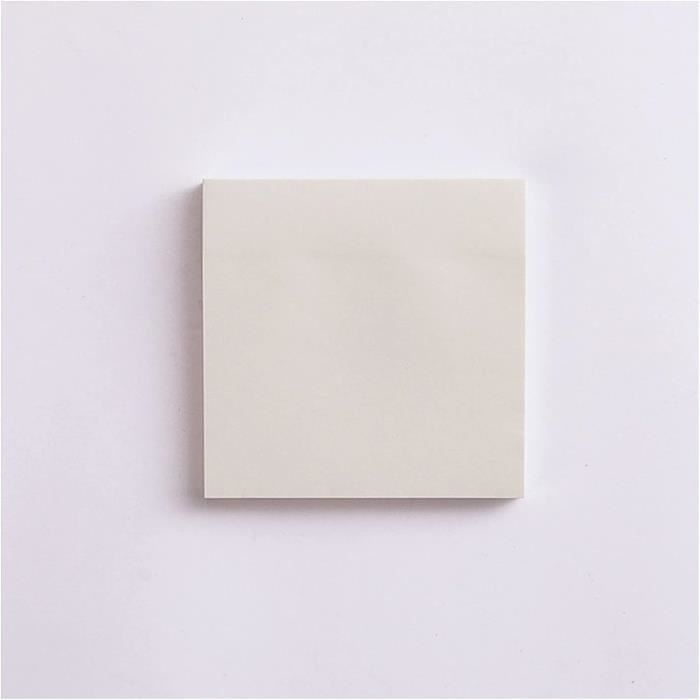 Note Collante Mémo Grille Horizontale Vierge Sticker Sticker Sticker ...