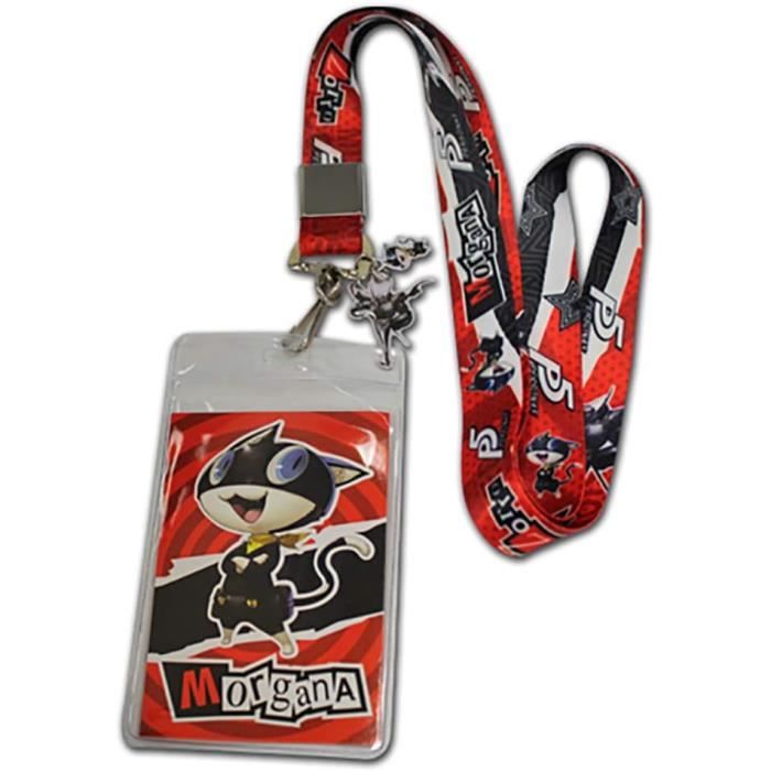Persona 5 Game Morgana & Zorro Cordon Avec Porte-Badge D'Identification ...