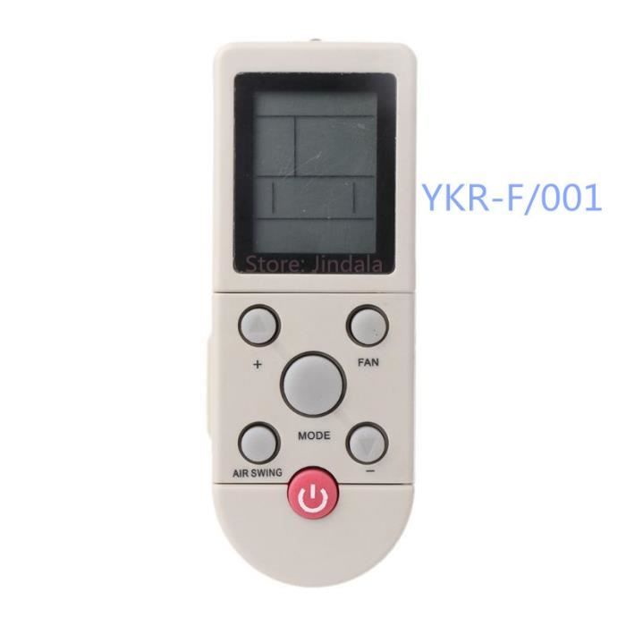 REMPLACEMENT CLIMATISEUR TELECOMMANDE POUR AUX YKR-F/001 YKR-F/006 F/009R - Cdiscount Bricolage