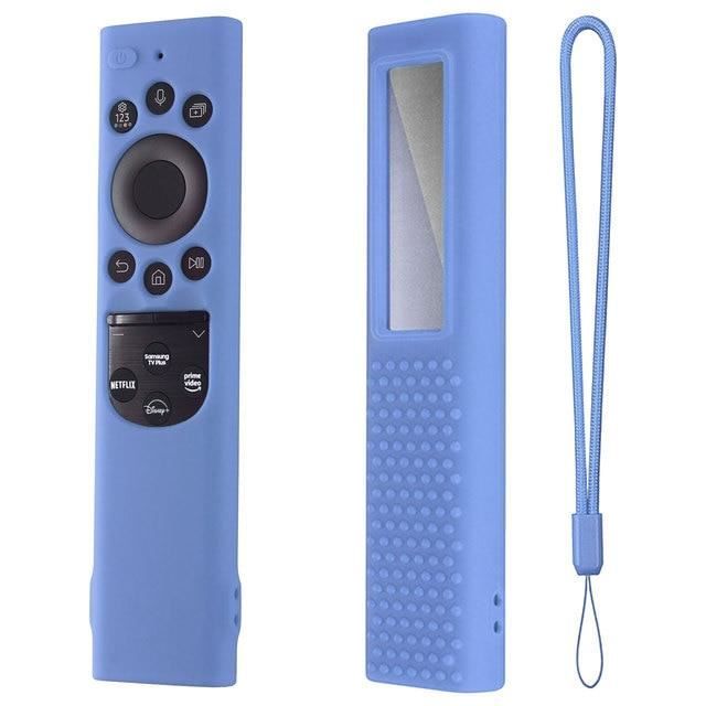 TELECOMMANDES,Pink Blue-Espagne--Étui de protection en Silicone pour ...