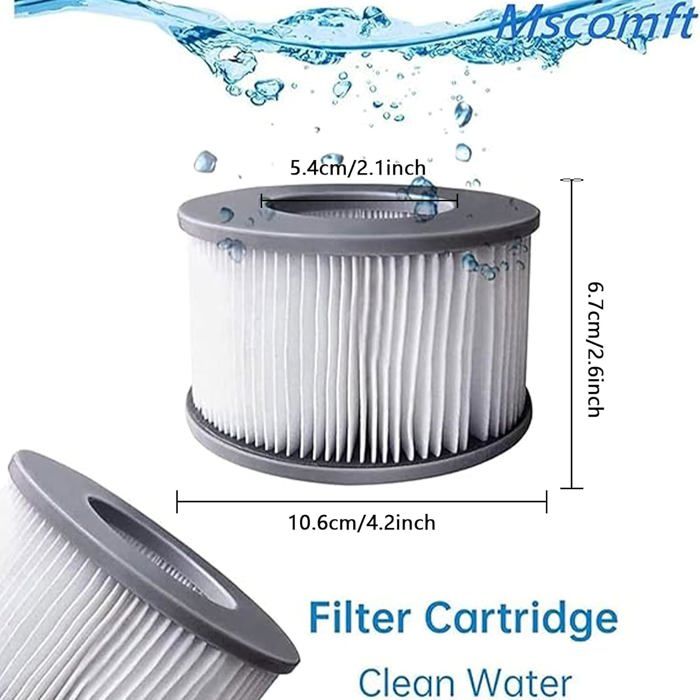 Filtre Spa Lite pour mspa,Filtre pour mspa Lite,pour MSPA Whirlpoal ...