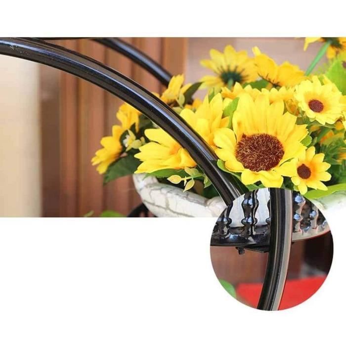 Usine Stand 4 Niveaux de Fleur Rack en Fer forgé Multi-Couche ...