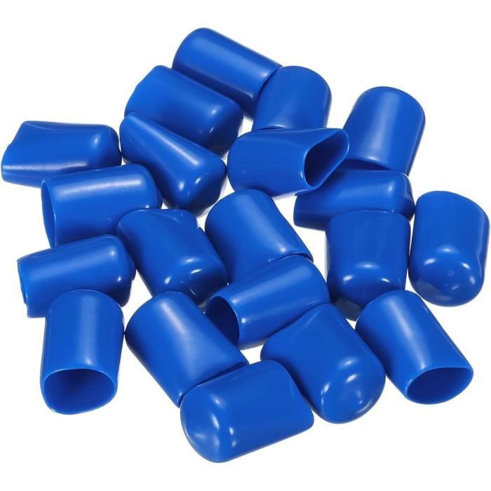 Lot de 20 embouts en caoutchouc vinyle PVC pour tuyaux filetés et ronds ...