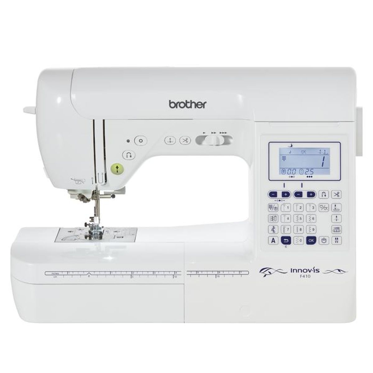 Machine à coudre Brother Innov-is F410 - 40 points - Blanc - Garantie 5 ...