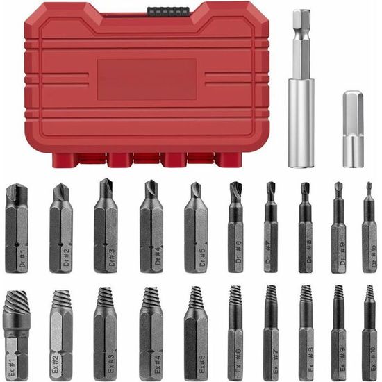 Endommag vis Extracteurs 22 Pices Kit Extracteur de Tournevis ...