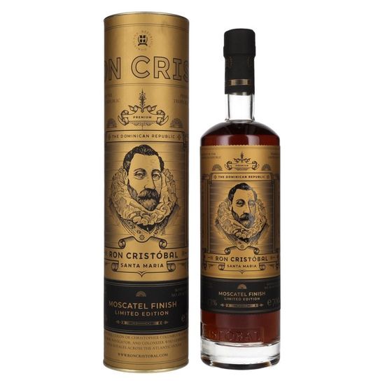 Ron Cristóbal Santa Maria MOSCATEL 2009 43% Vol. 0,7l en boîte cadeau ...