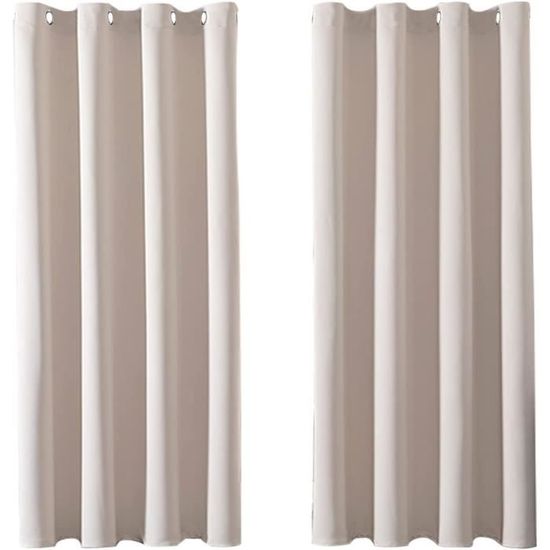 Rideau Occultant Thermiques 140x240 cm Vert Sauge Rideau Thermique ...