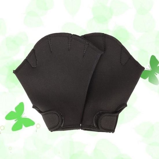 1 paire de gants de natation palmés d'entraînement aquatique Fit ...