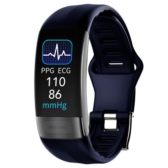 Montre connectée ecg PPG Spo2 pour hommes et femmes,moniteur d'activité ...