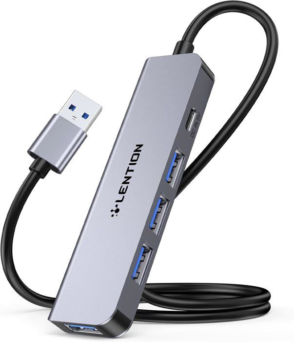 Hub USB 3.0 avec Câble Rallongé de 60cm, Expandeur Multi Port ...