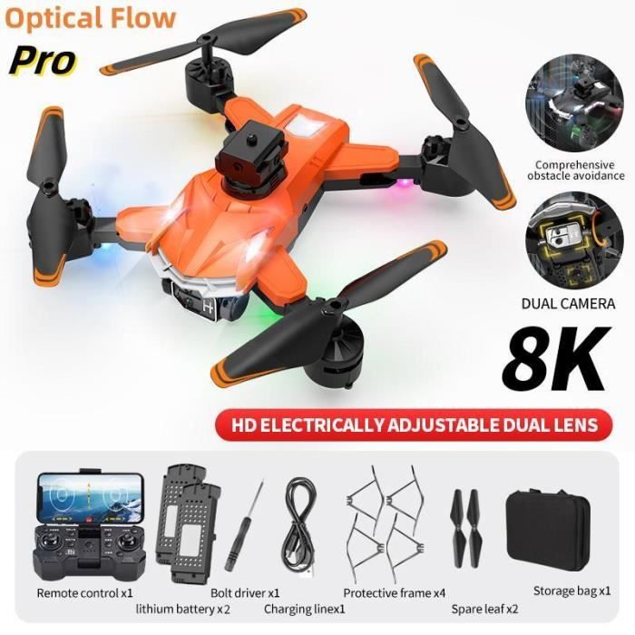 Orange Pro 8K-2B-AGCE-Drone de photographie aérienne professionnelle ...