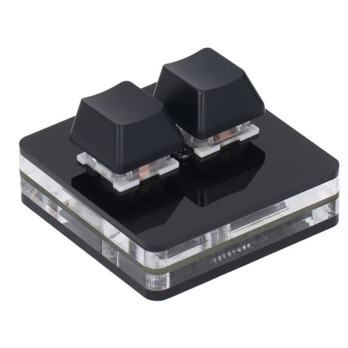 Clavier à 2 Touches - ASHATA - Mini Clavier Programmable - Interface ...