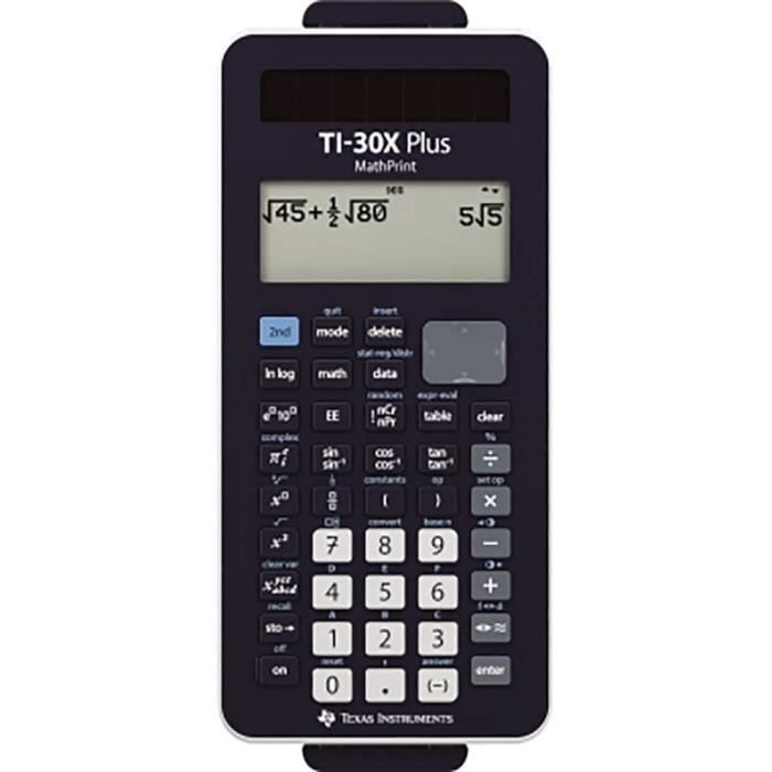 Texas Instruments TI 30X Plus MathPrint - Calculatrice Scientifique (4 ...