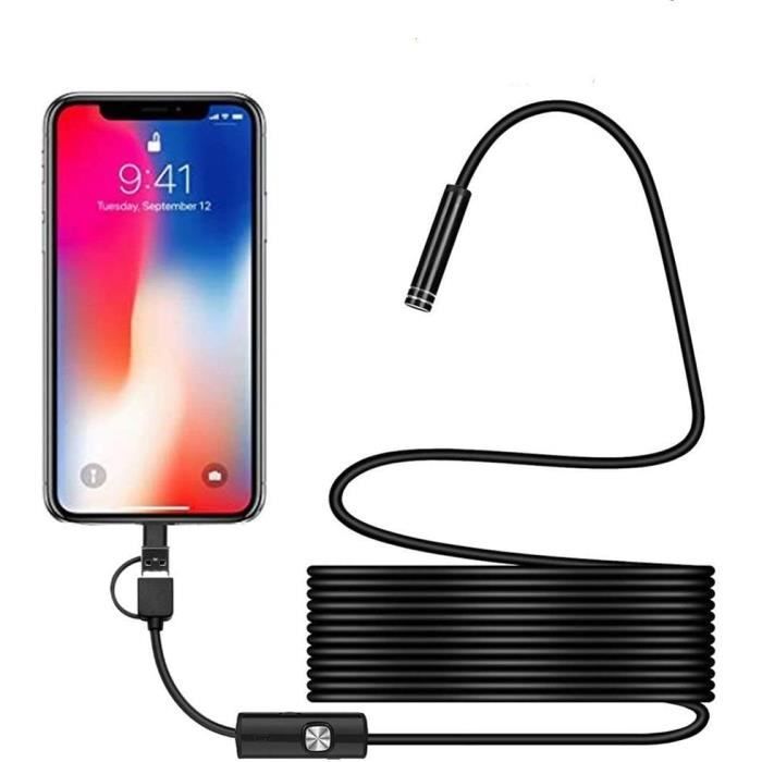 Endoscope Endoscope USB Caméra Android 1m 2m 5m Micro caméra d ...