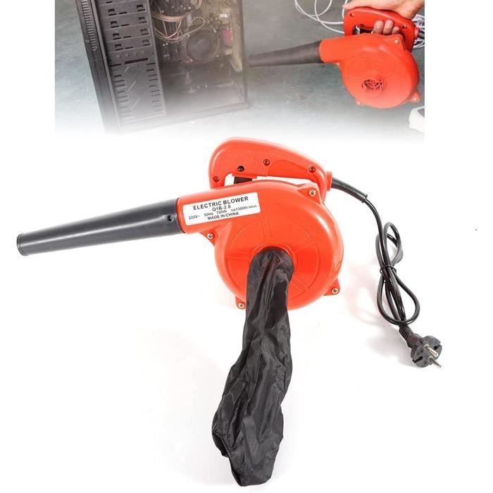 Souffleur électrique 1000W, 13000 tr-min, souffleur à feuilles avec ...