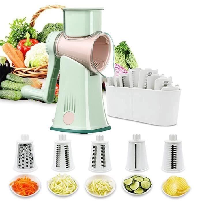 Coupe-lgumes Multifonctionnel Manivelle Hachoir oignons Hachoir lgumes ...