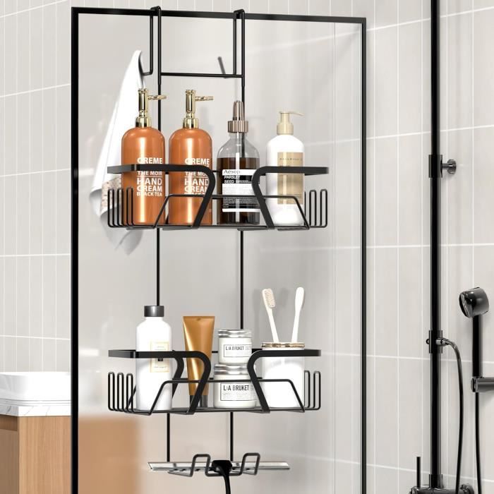 Étagère De Douche À Suspendre - Étagère De Douche Sans Perçage - Panier ...