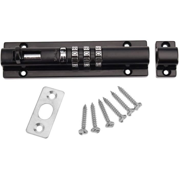 Verrou De Porte À Code Mécanique Serrure Verrouillage Portail À ...