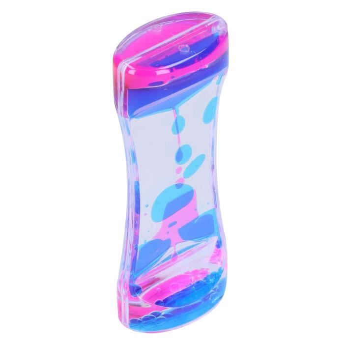 Duokon Calming Fidget Toy Hourglass Liquid Bubbler Toy Liquid Hourglass ...