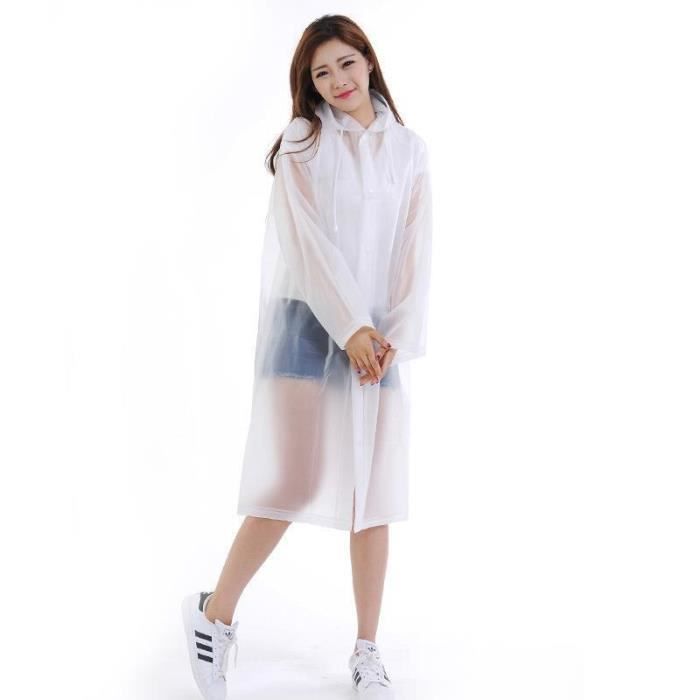 Trench,Imperméable jetable à capuche pour adulte, imperméable ...