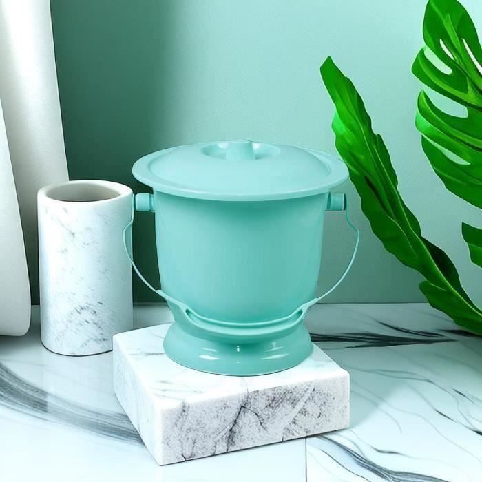 Trust-Pot de chambre avec couvercle bassin de lit crachoir portable ...