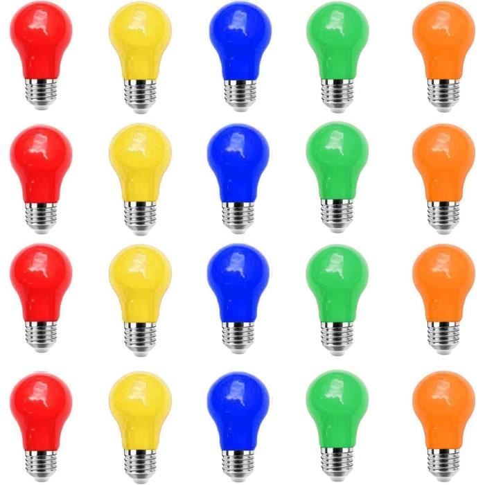 Ampoule Colorée E27, 3W Led Ampoules Couleur, Ampoules Led De Couleurs ...