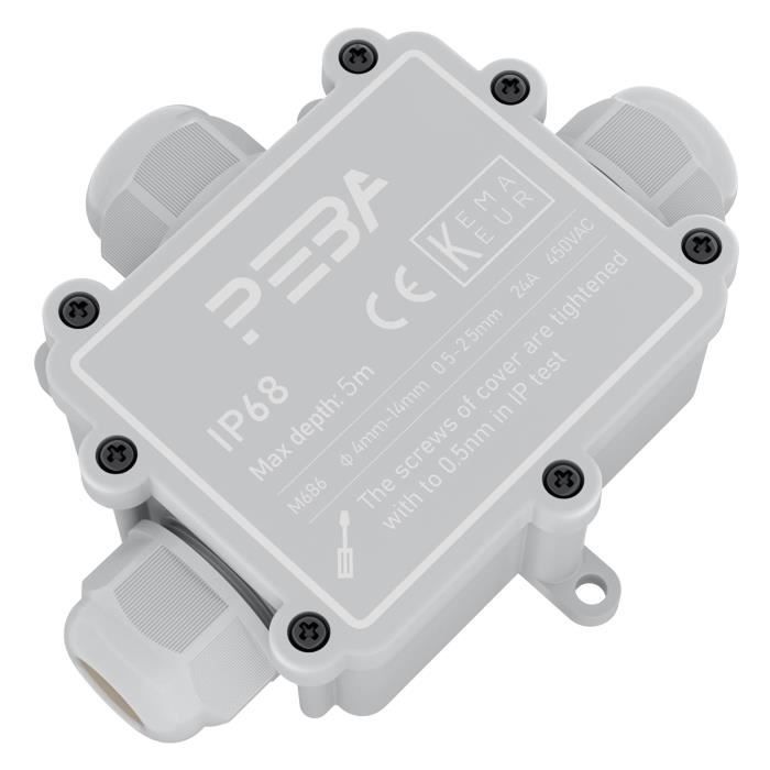 PEBA Boîte de dérivation étanche IP68 - Etanche Boîte de Jonction ...