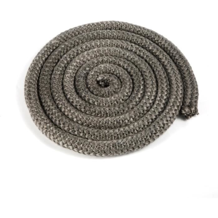NQEUEPN Joint Tressé pour rt et Poêle 15mm x 2,5m, Imprégnée de ...