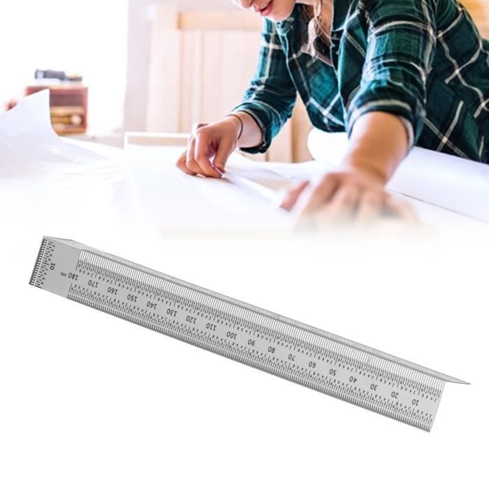 Vvikizy Règle de marquage de haute précision pour le travail du bois ...
