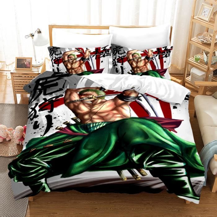 One Piece Luffy Animé 200 200cm Chopper Zoro Sanji Ensembles De Couette