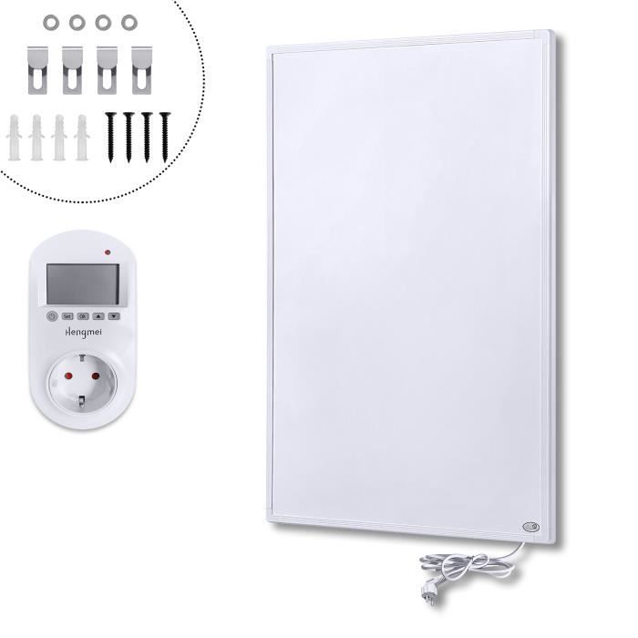 XMTECH 600W Panneau de chauffage infrarouge, Radiateur éléctrique ...