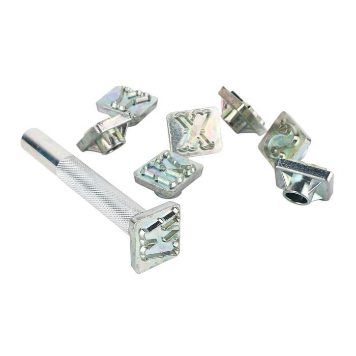 Outils d'estampage du cuir - YOSOO - 26 pièces - Acier inoxydable ...