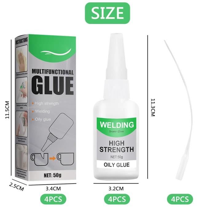 Super Glue 4 de 50g Super Glue extra forte,Rapide Glue Extra Forte ...