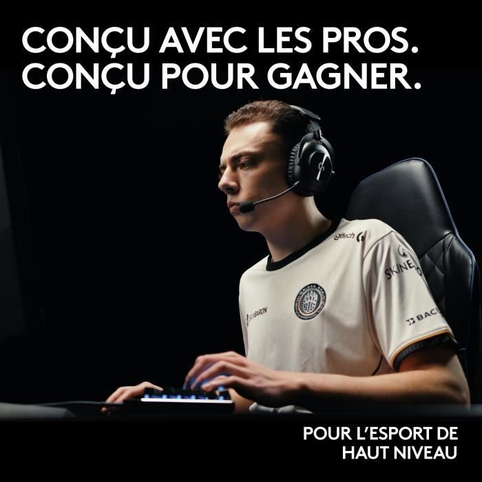 Casque gamer - Sans fil - Logitech G - Pro X 2 - Bluetooth - PS5, PS4 ...